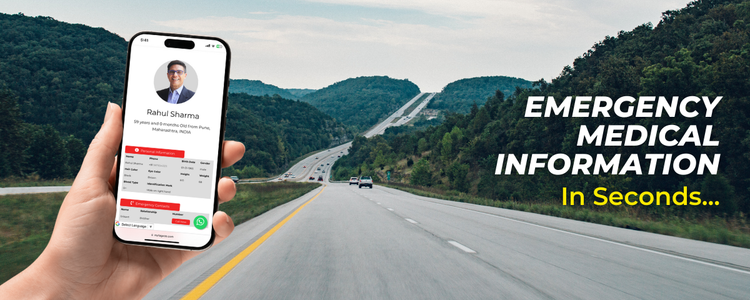 Medical ID Sticker + Blood Group Sticker : Combo Pack – MyTageze